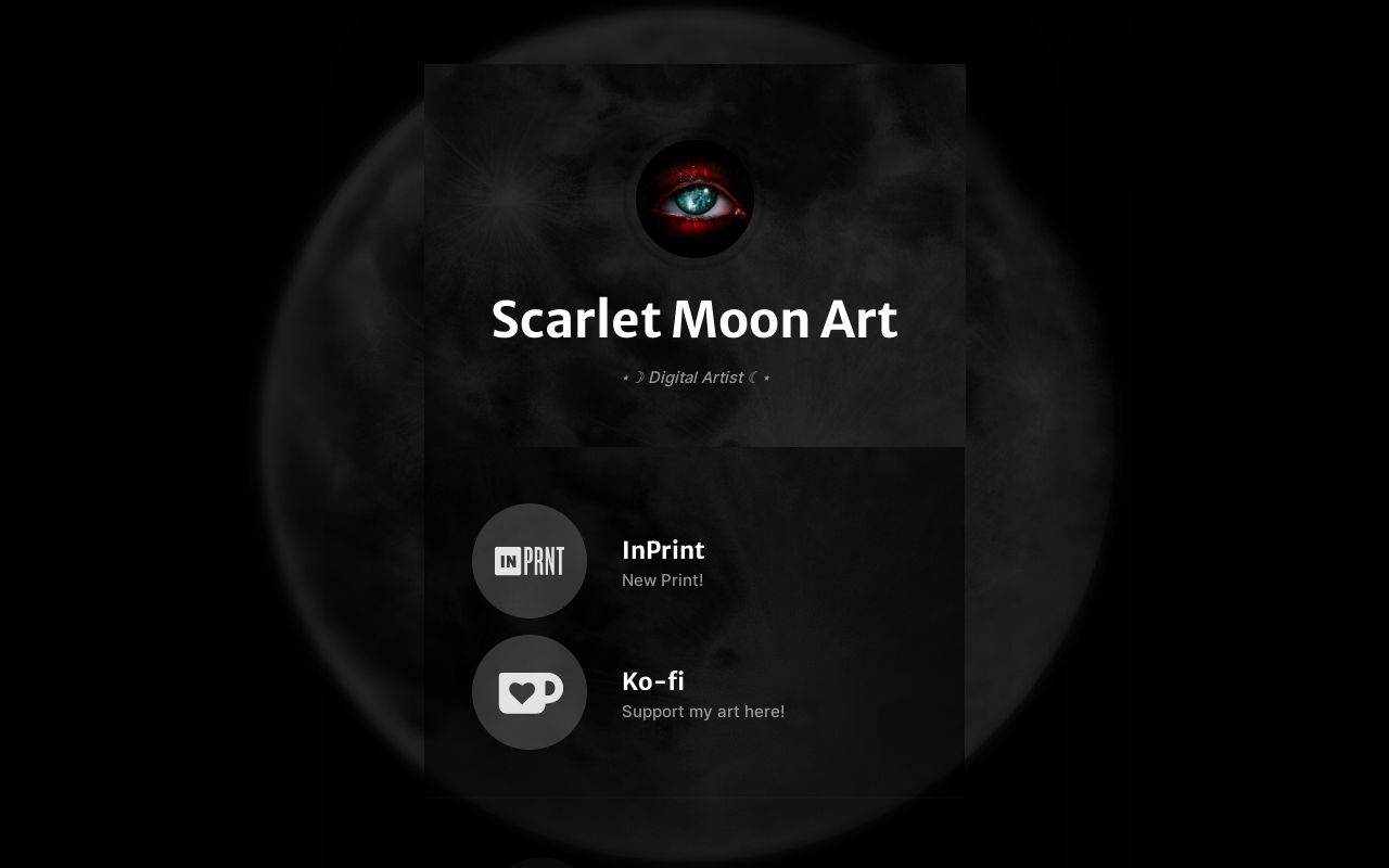 Scarlet Moon Art